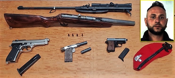 Scordia (CT), arrestato per detenzione di armi e munizioni clandestine ...